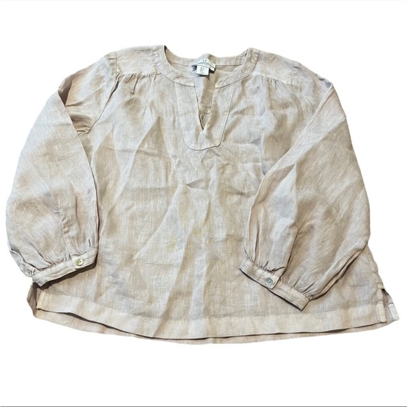 H by Halston | Tops | Halston 0 Linen Top | Poshmark